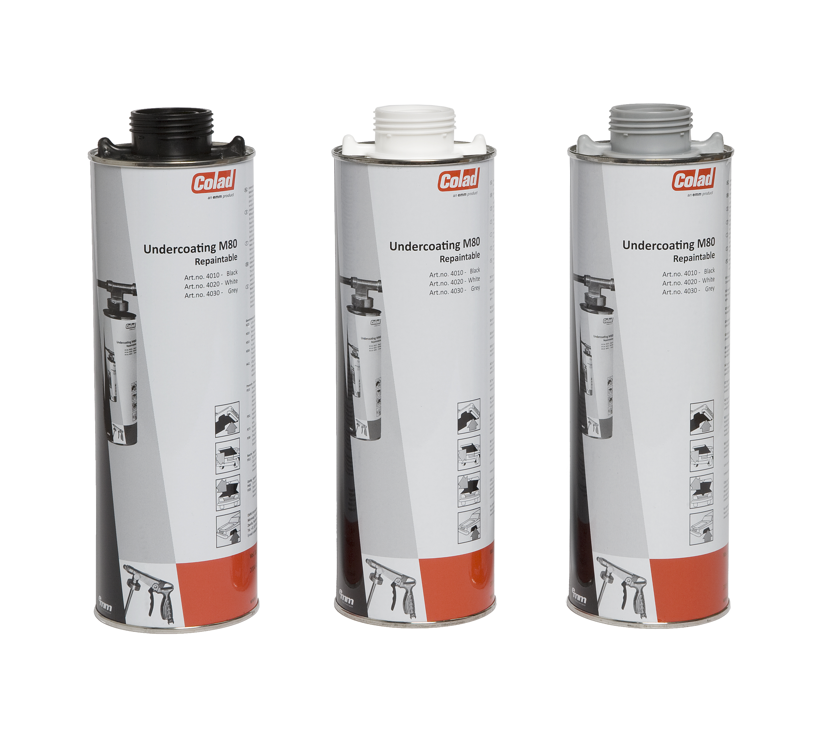 Colad Undercoating m80 zwart ltr - Non paint - Autolakken - Autolak bes